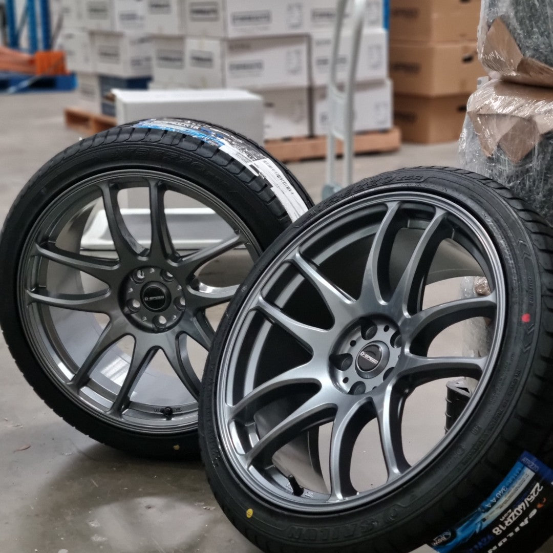 D-Speed DS-02 18x8.5 5x114.3 Wheel & Tyre Packages – Dspeed Performance ...