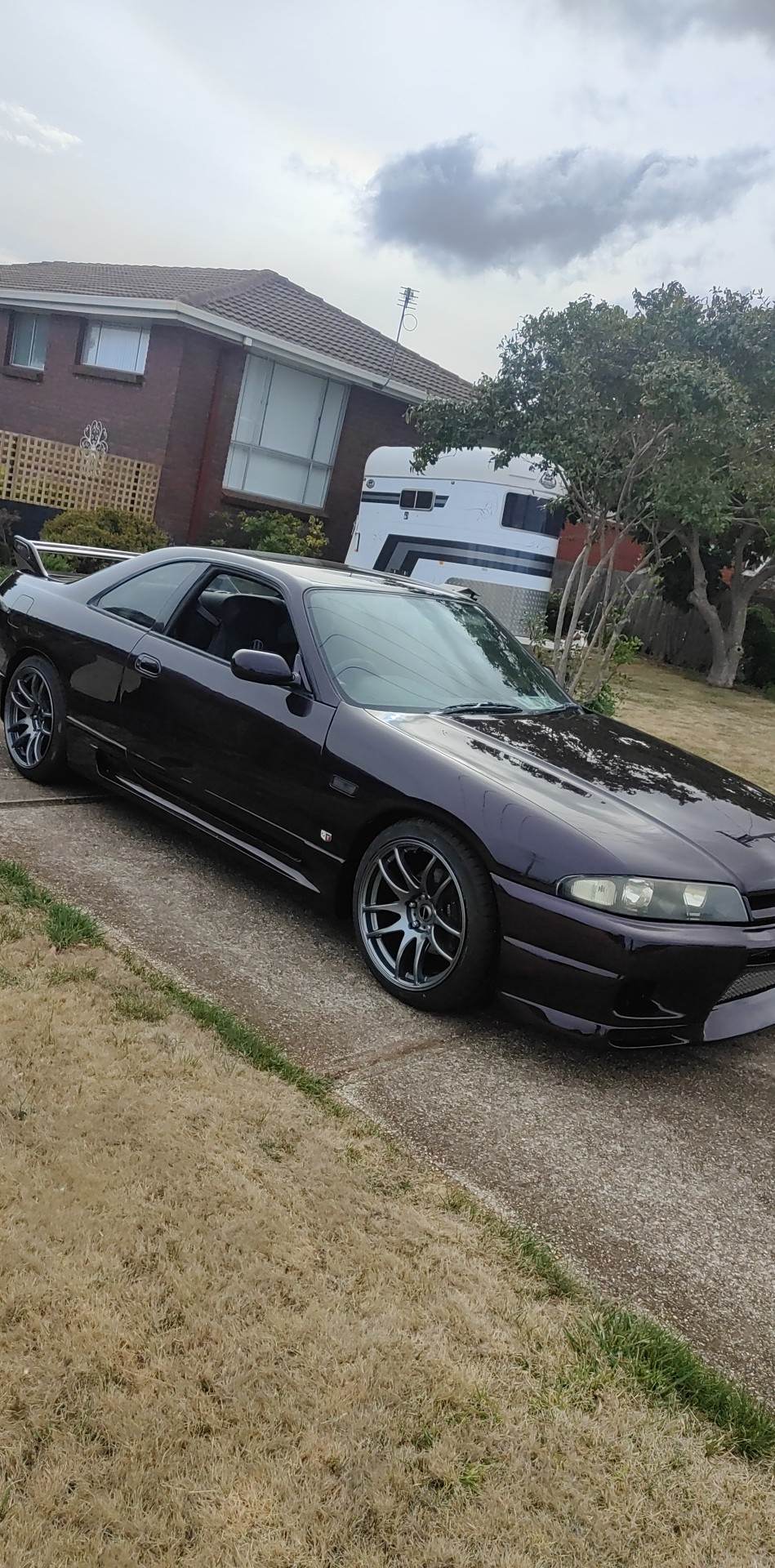 Nissan R33 Skyline - D-Speed DS-02 18x9.5 +22 Gunmetal – Dspeed ...